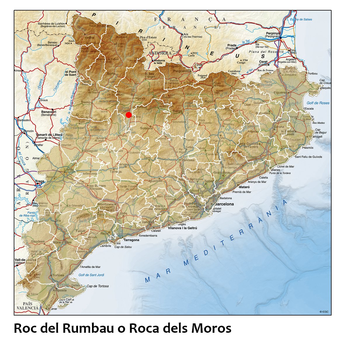 Roc del Rumbau o Roca del Moros :: ArtRupestre.Cat